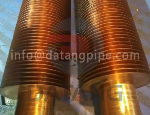 Production process of aluminium extrusion pipe (extruded finned tubes)