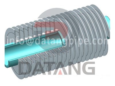 L Foot winding finned tube,Wire Spiral wound finned tube application