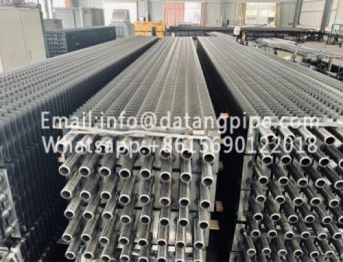 Finned tubes with Galvanized fins welded fins-Datang Fin Tube Supplier