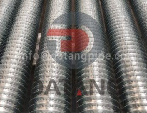Finned tubes with Galvanized fins welded fins-Datang Fin Tube Supplier