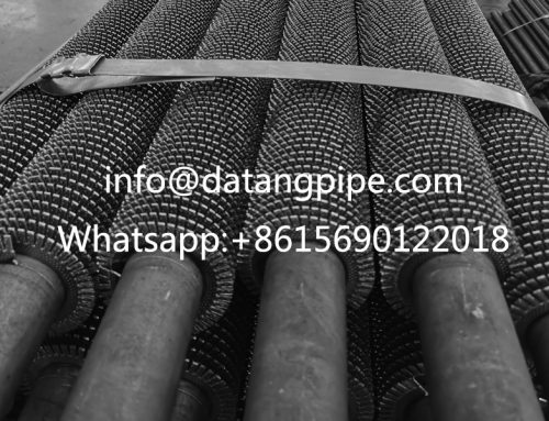 What is a serrated fin tube?